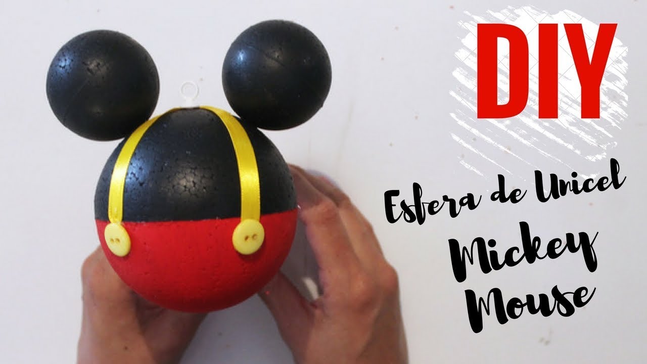 Como hacer Esferas de Mickey mouse y Minni - YouTube