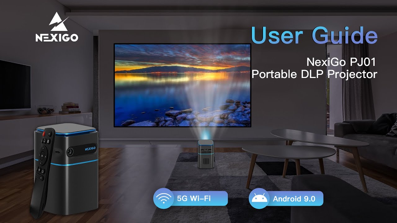 NexiGo PJ01 Mini DLP Projector with wifi and Bluetooth, Instructions ...