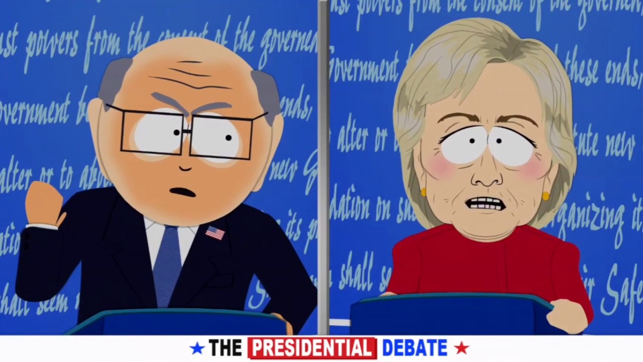 South Park - Presidential Election Debate Scene - YouTube