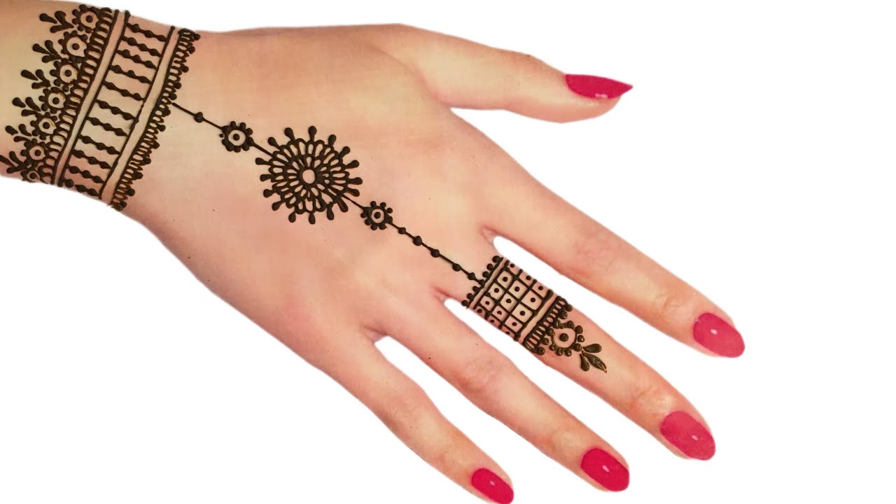 Simple mehndi design | easy mehndi tutorial | eid special mehndi design ...