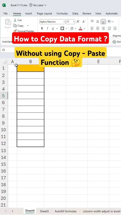 How to copy data format without using copy-paste function #textconversion #formatting # ...