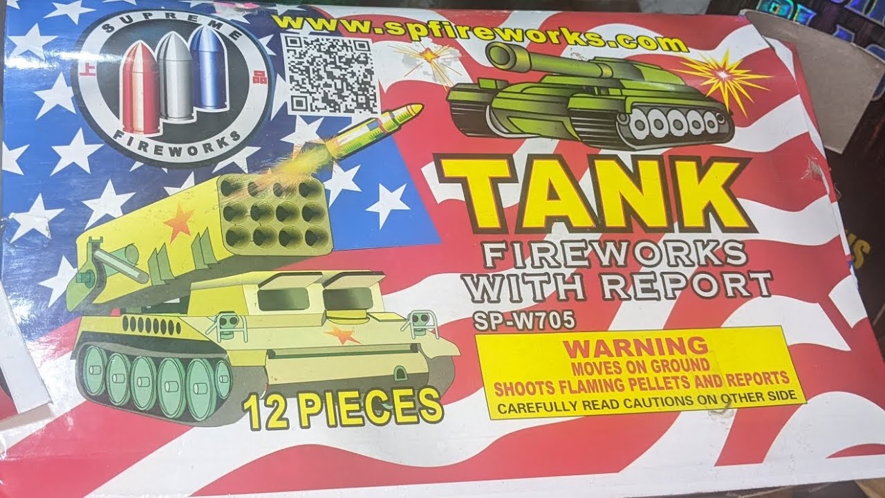 Tank Fireworks with report x12 by supreme Fireworks #fireworks # ...