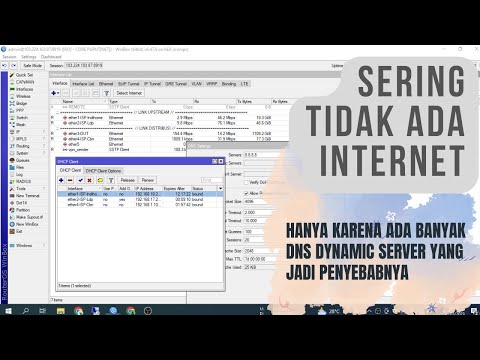 Karena Dynamic Server Koneksi Internet jadi Terganggu | Sering tidak ada Koneksi Internet