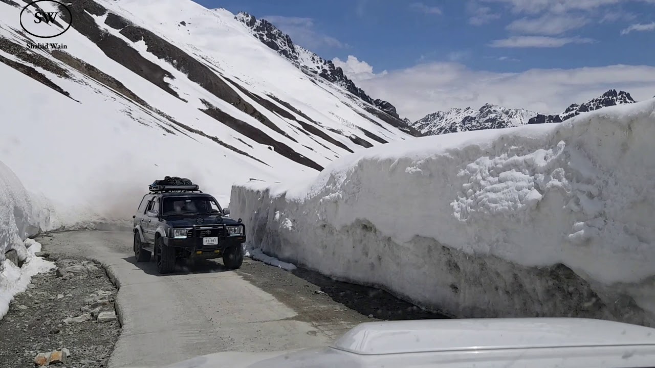Passage through Burzil Pass(13808 ft)-June 2019 - YouTube