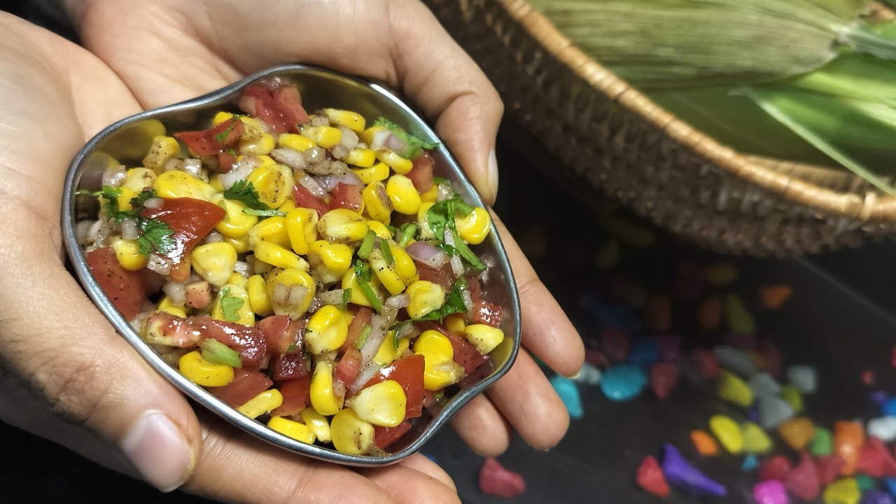 Corn Chaat Recipe | Easy & Tasty Evening Snack | Quick & Spicy Snack ...