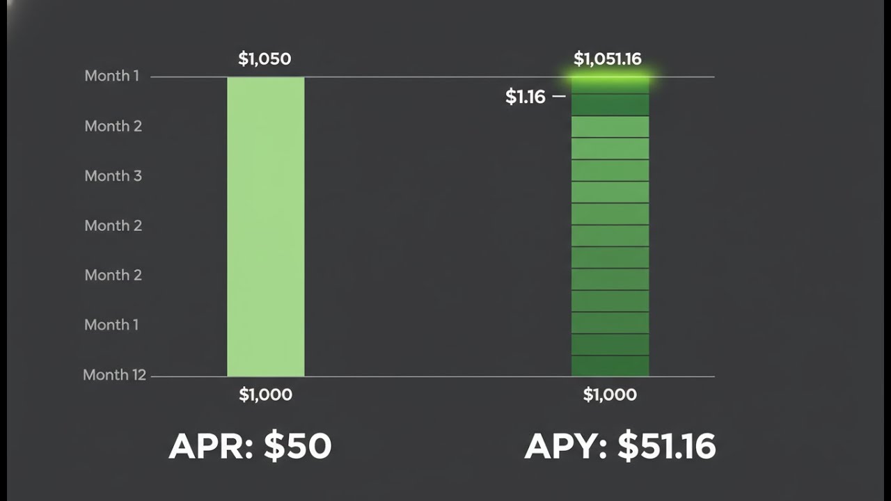 APR vs APY: why your bank uses different numbers - YouTube