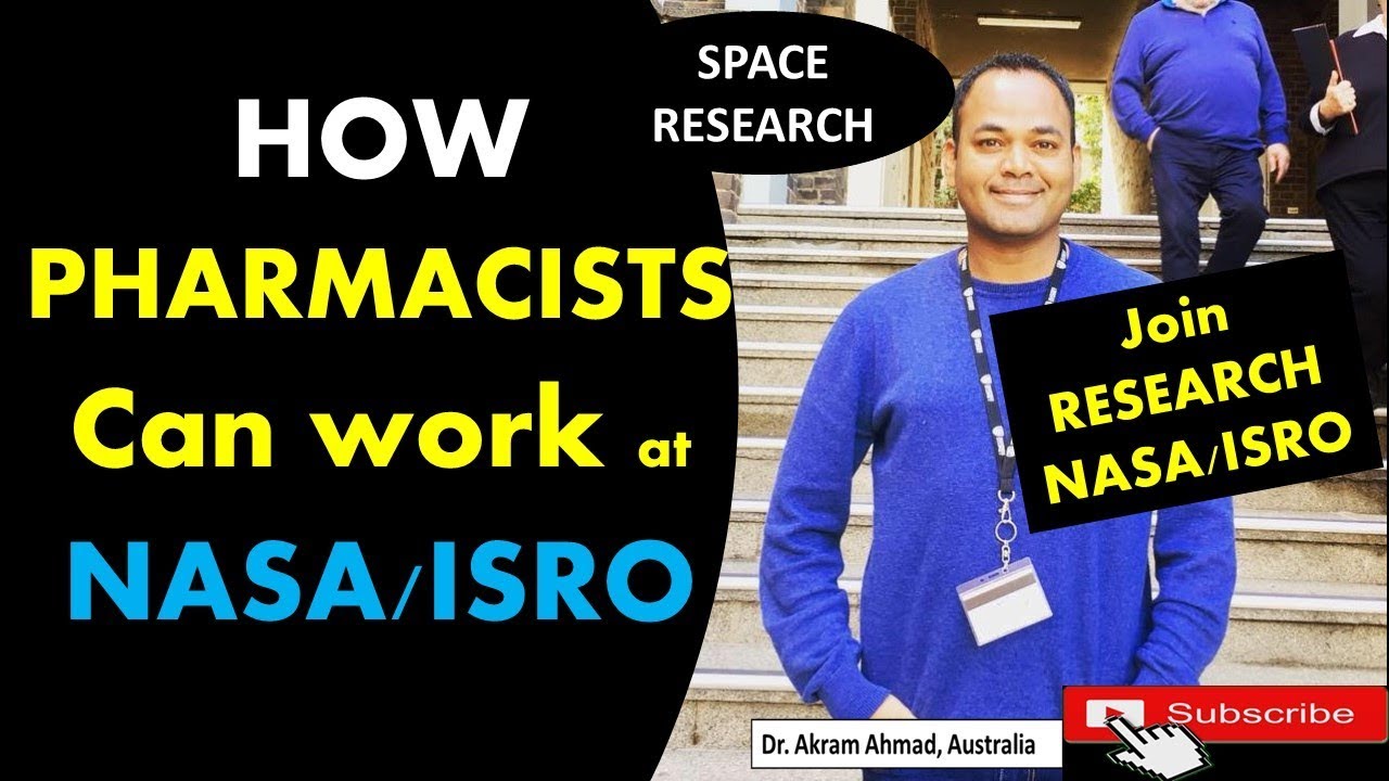 How to work as Pharmacist at NASA | Space Pharmacist | ISRO Pharmacist ...