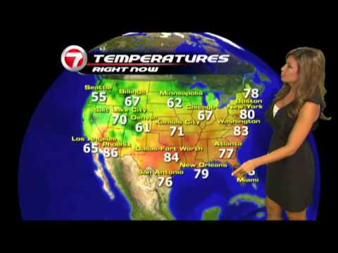 WSVN Weather Julie Durda 7/13/2011 - YouTube