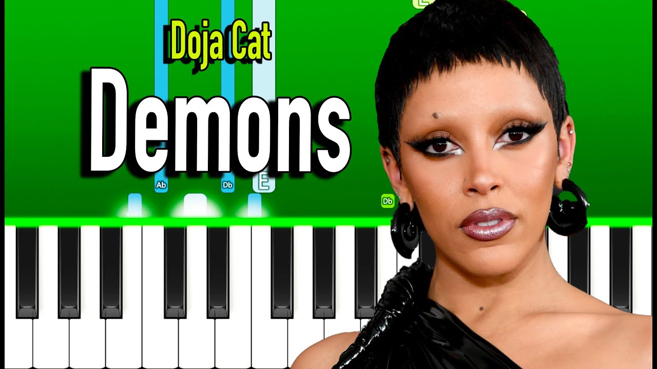 Doja Cat - Demons (Piano Tutorial) - YouTube
