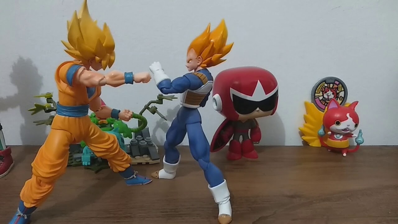 Goku Vs Vegeta - Stop Motion Battle #2 - YouTube