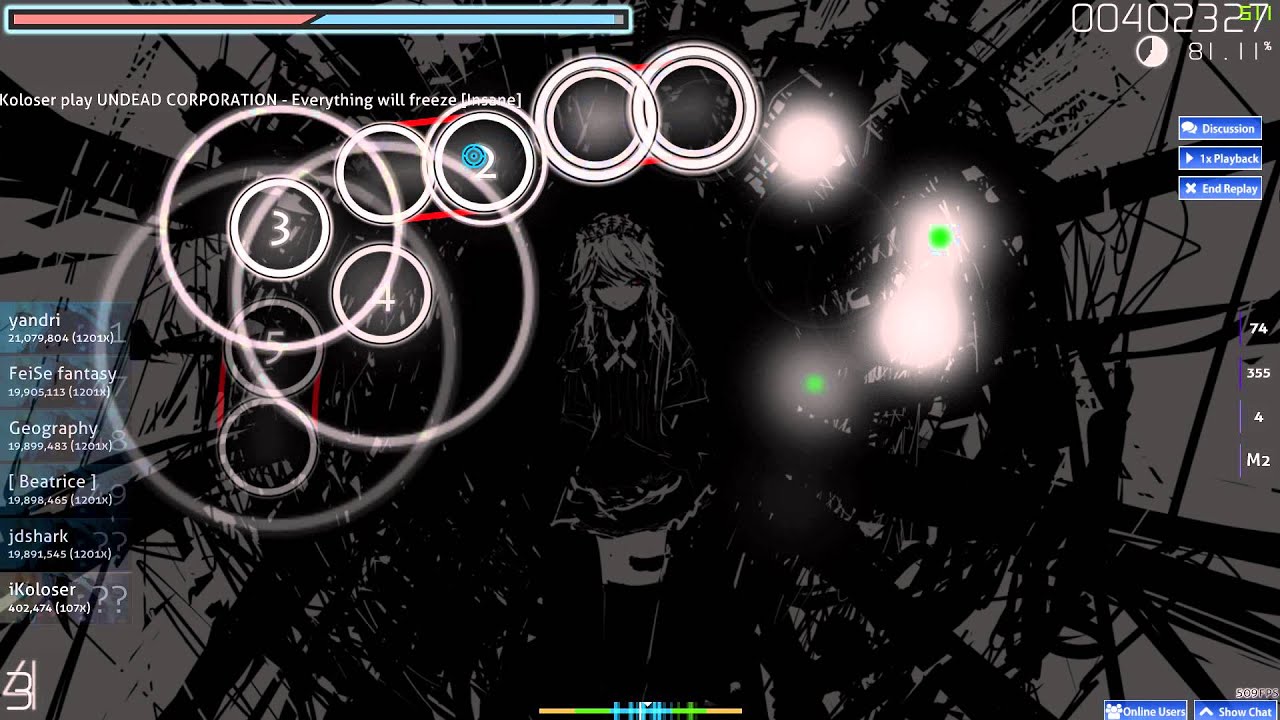 Everything will freeze - Undead Corporation [Insane Rank C] - YouTube