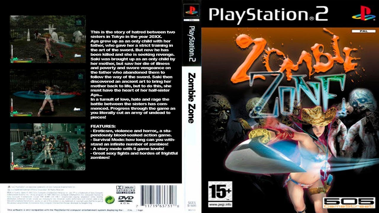 Playstation 2: Zombie Zone - Infestação de zumbis. - YouTube