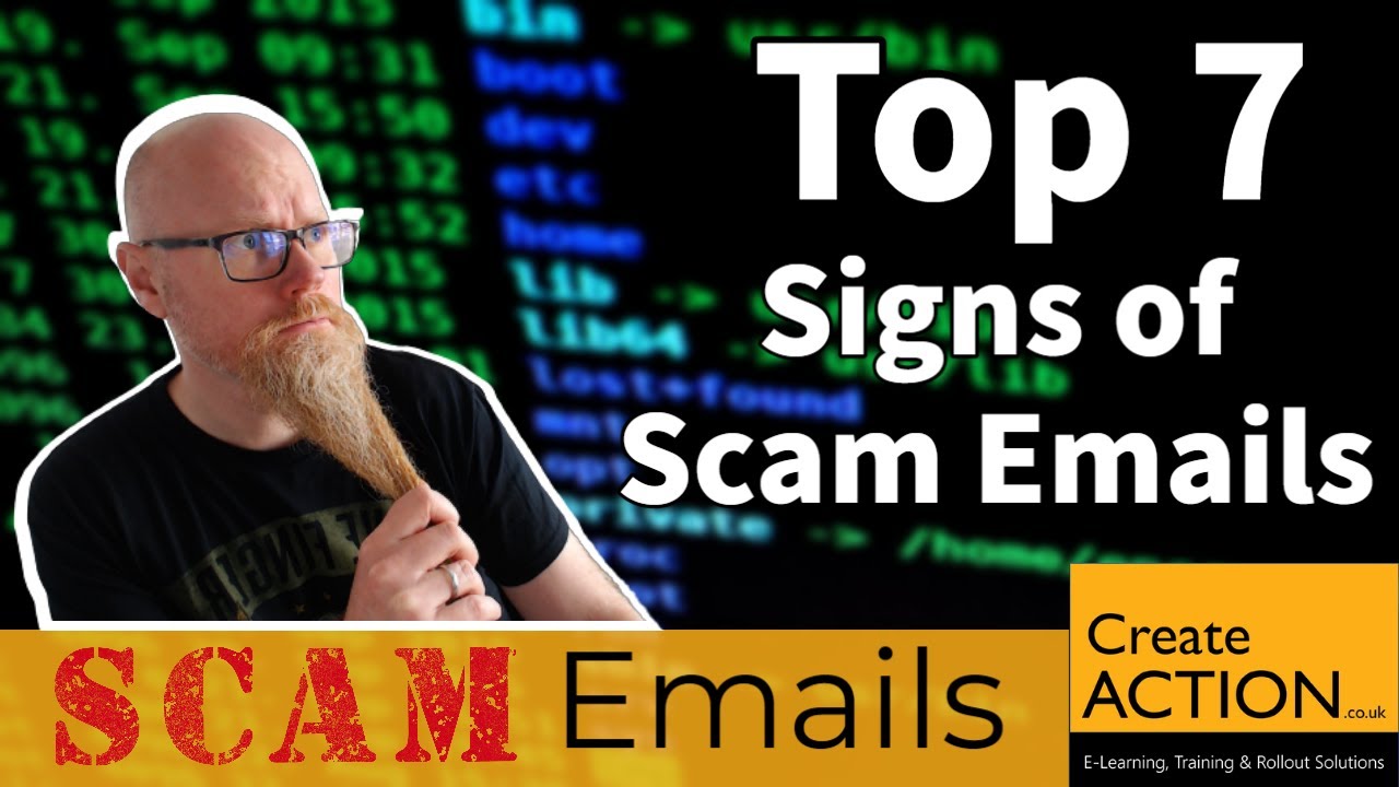 SCAM EMAILS: Top 7 Signs to Look Out For! - YouTube