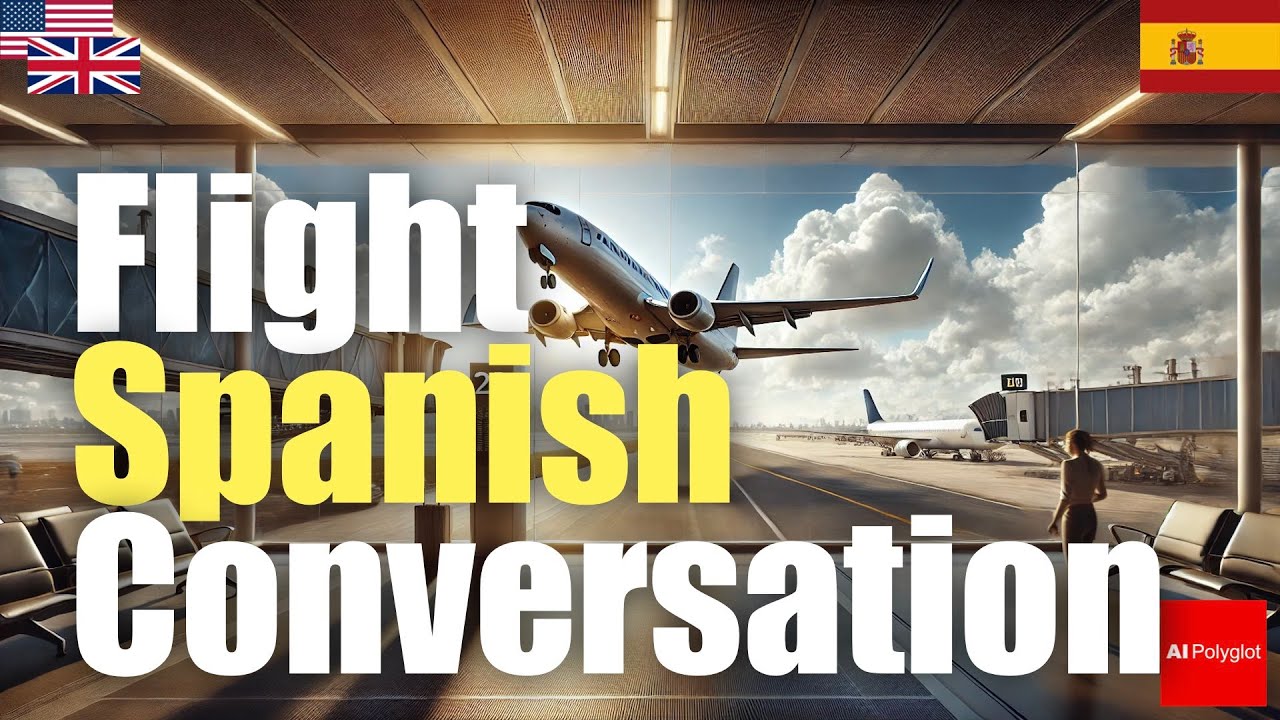 Flight Spanish Conversation | Passive listening - YouTube