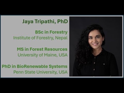 S02EP02: From MS in Forest Resources to PhD in BioRenewable System with ...