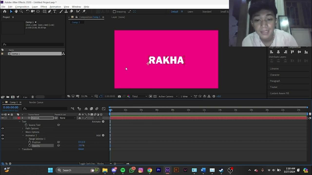 TUTORIAL SMOOTH TEXT ANIMATION!! - YouTube
