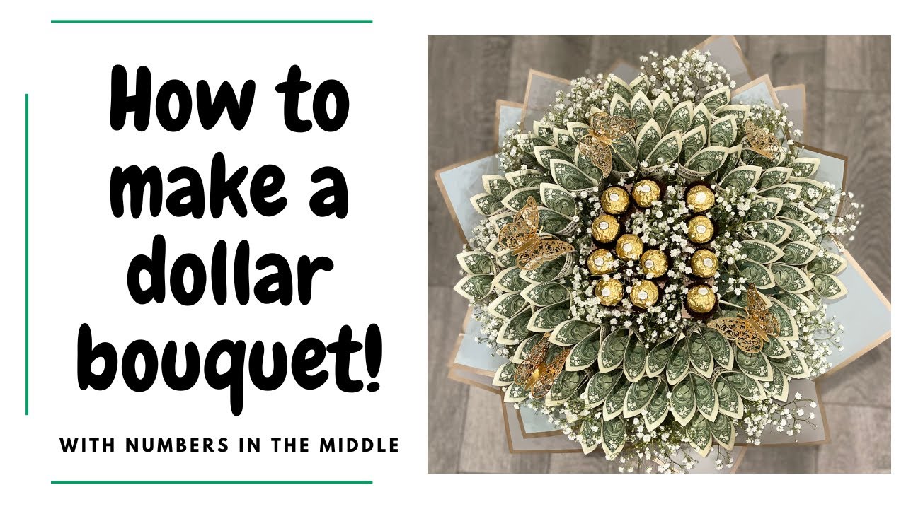 HOW TO MAKE A DOLLAR BOUQUET | Step by Step | - YouTube