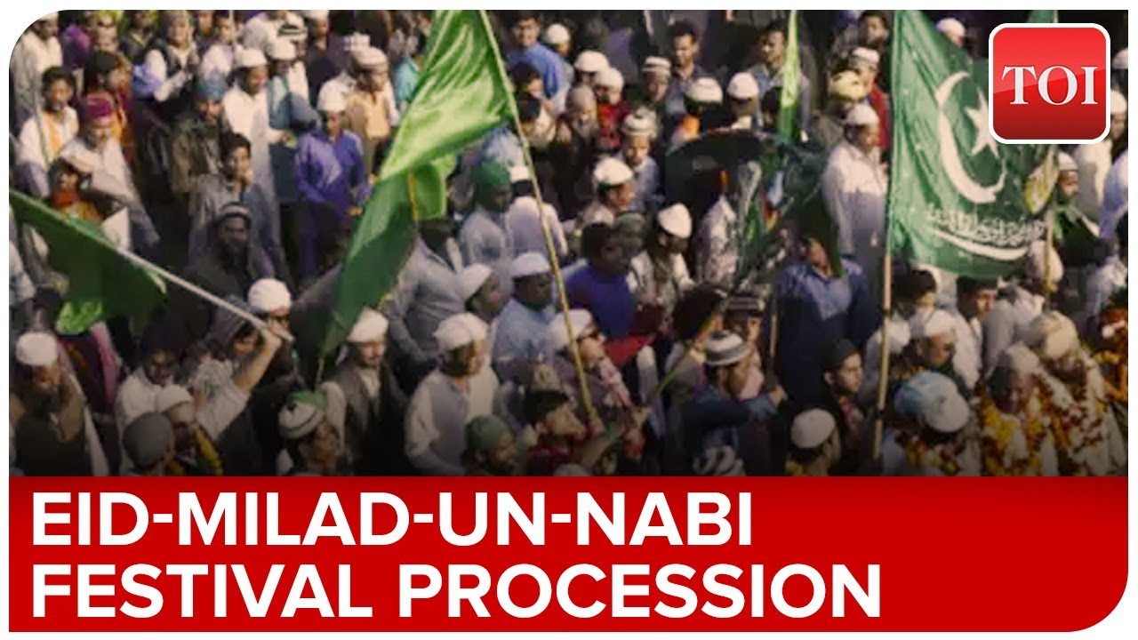 Muslims take-out Eid-Milad-Un-Nabi festival procession in Visakhapatnam ...