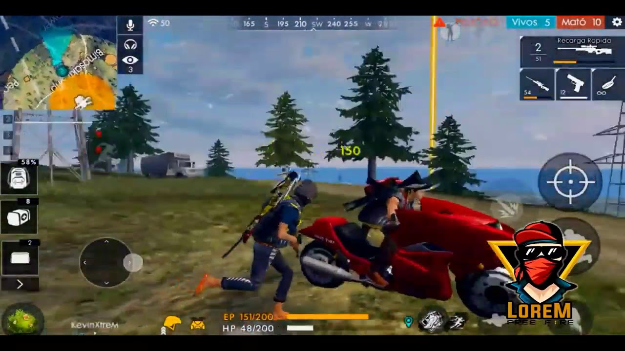 Lorem Free Fire Top global AWM || Gameplay-Free Fire - YouTube