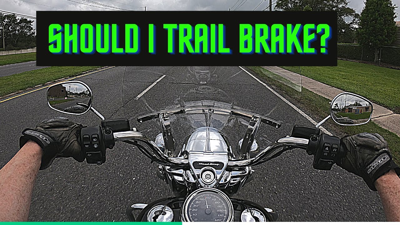 Why does trail braking on a motorcycle work? - YouTube