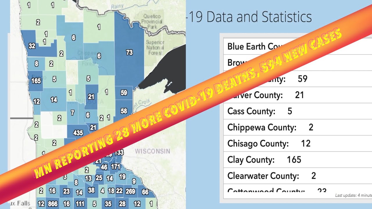 Minnesota Reporting 594 New COVID-19 Cases & 28 More Deaths On This ...