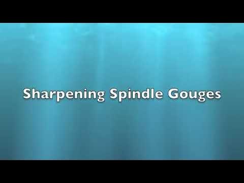 Sharpening Spindle gouges - YouTube