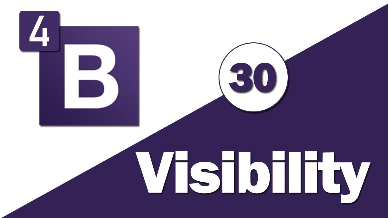 30 - ( Bootstrap 4 Tutorial ) Utilities : Text , Visibility - YouTube