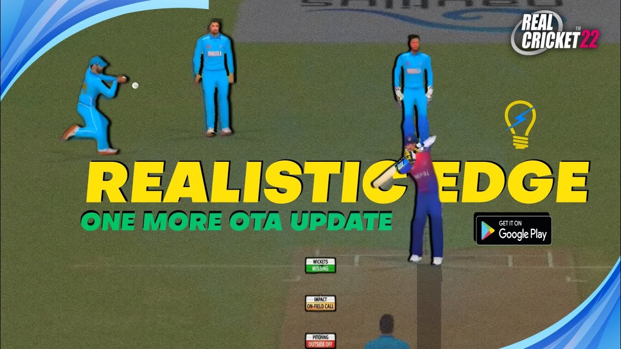 Rc22 New update -Realistic Edge/Rc22 India vs Nepal Asia cup 2023 - YouTube