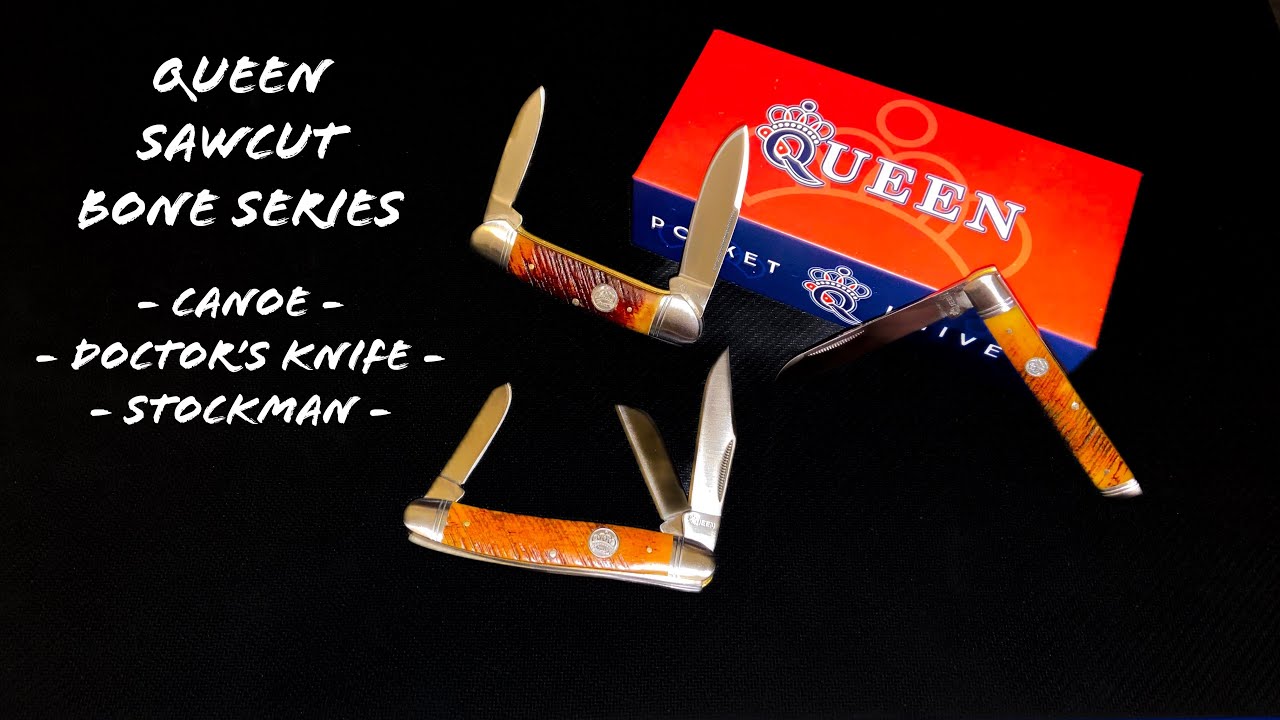 THE QUEEN SAWCUT BONE SERIES OF KNIVES👑⚔️- A must-have series of slip ...