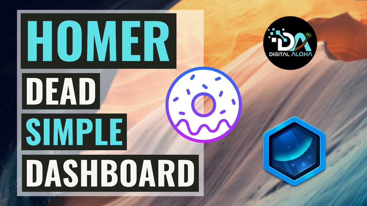 Setup A Simple Static Dashboard With Homer Using Container Manager On ...