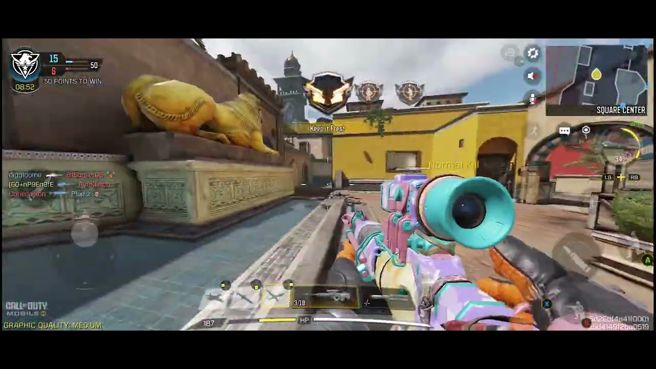 part 1 of the codm match - YouTube