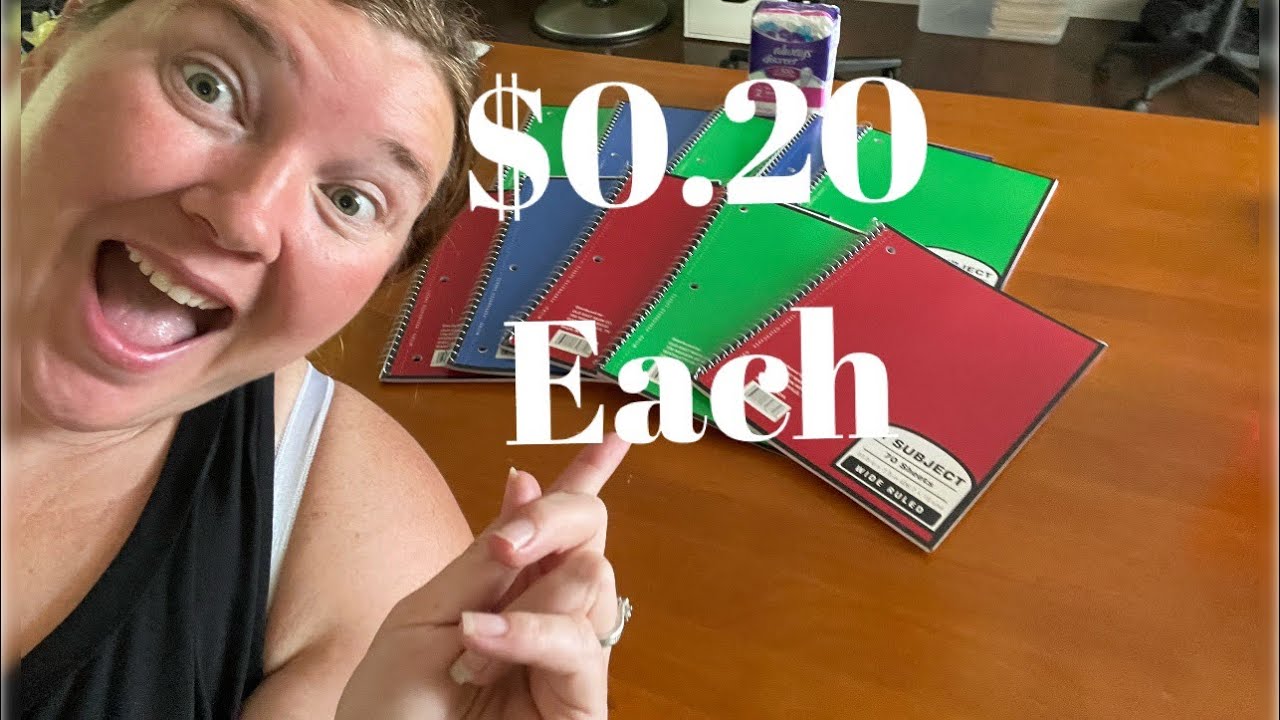 ‼️‼️‼️ 20 CENT NOTEBOOKS AT DOLLAR GENERAL ‼️‼️‼️#dealhunter # ...
