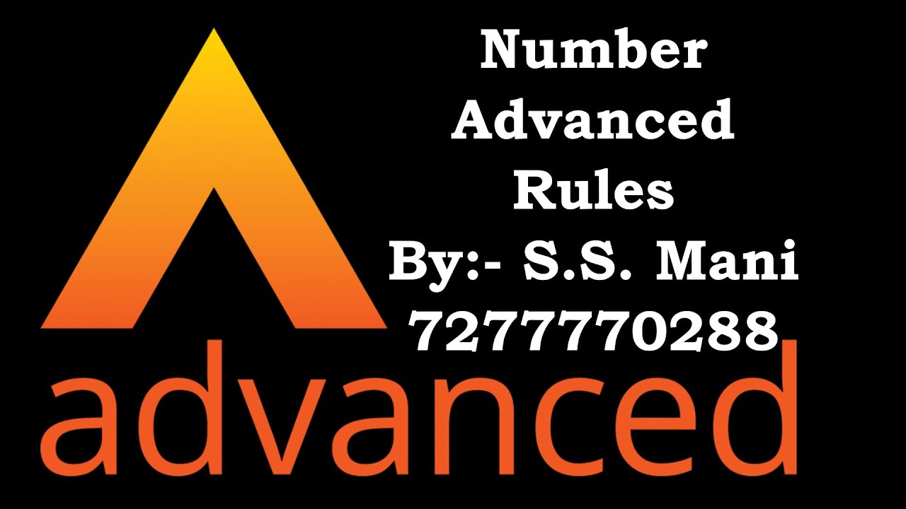 Advanced Rules Of Number Noun By S S Mani YouTube advanced-rules-of-number-noun-by-s-s-mani-youtube