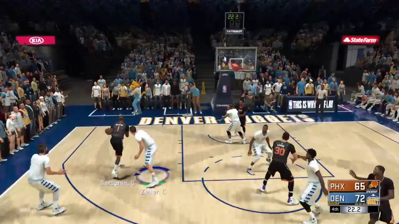 NBA 2k MyLeague Season 1: Suns vs Nuggets - YouTube