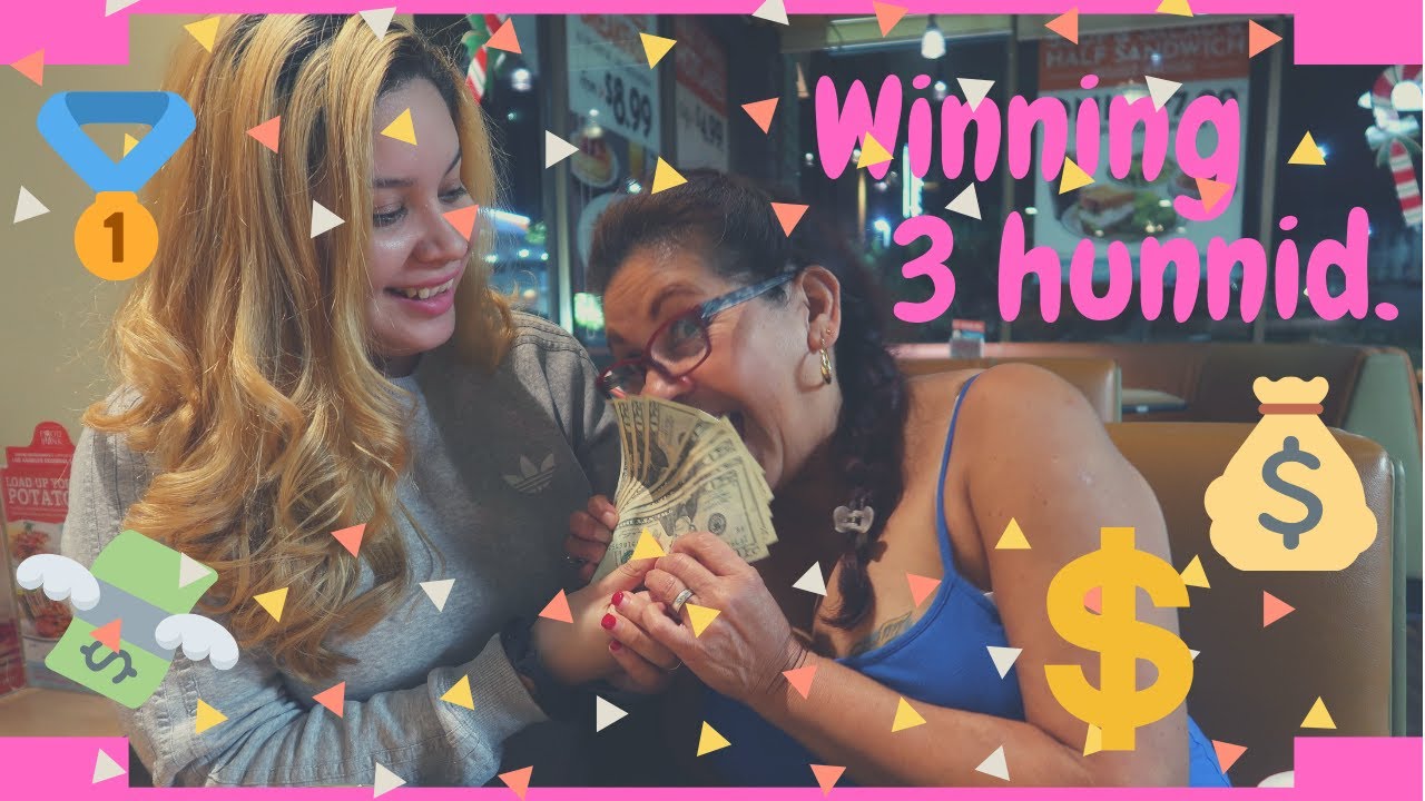 MY MOM WINNING $300 - CHALLENGE - YouTube