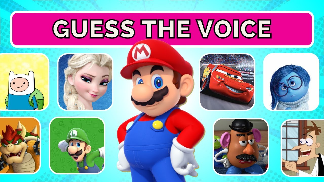 Guess Who's Talking: Identify the Voices of Super Mario Bros, Disney ...