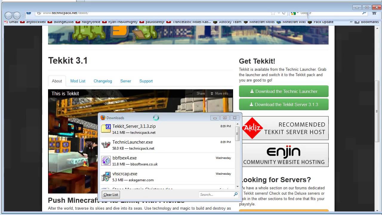 Complete Guide to making a Tekkit 3.1.3 Server - YouTube