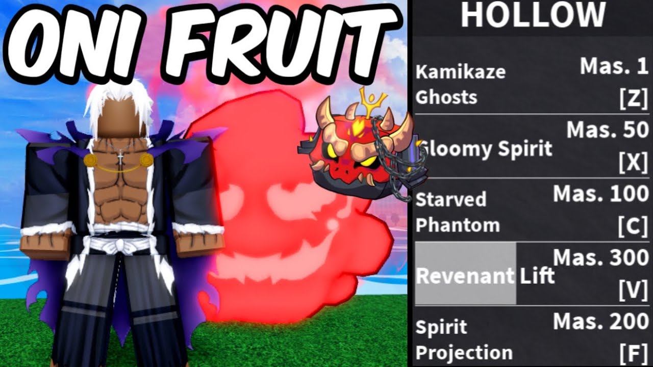 NEW Oni Fruit FULL SHOWCASE! Blox Fruits Oni Fruit Update Full Showcase ...