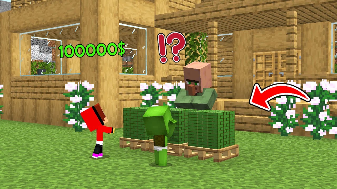 Baby Mikey & JJ Got RICH and Bought a House in Minecraft Challenge (Maizen Mizen Mazien) - YouTube