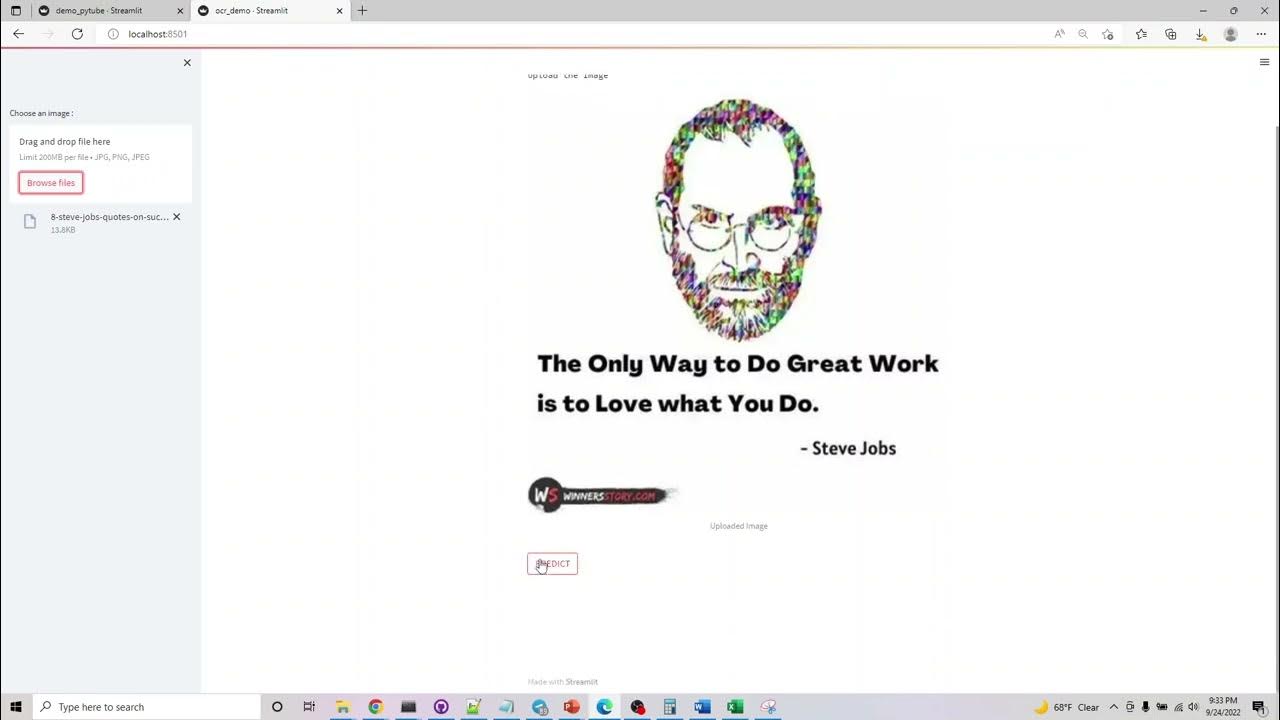 Streamlit Ocr App Demo Youtube