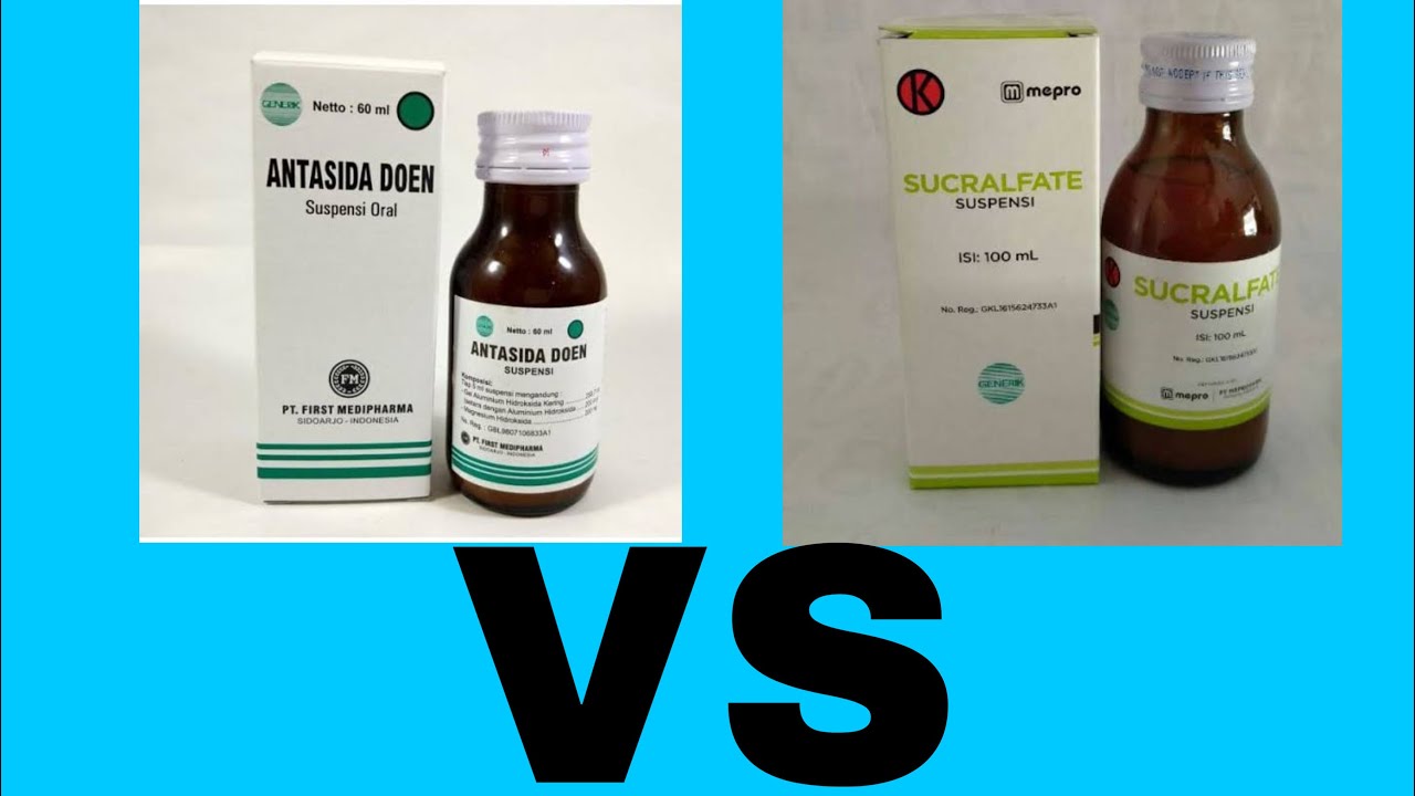 Perbandingan obat lambung sirup sucralfate dan sirup antasida - YouTube