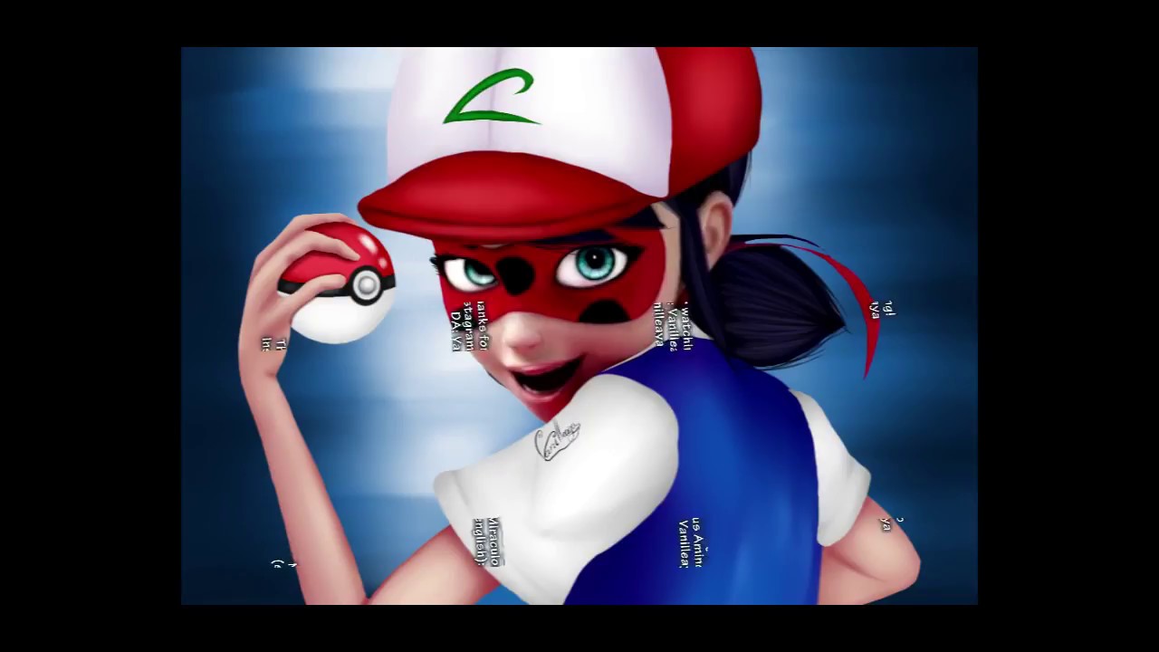 Gotcha little akuma! Miraculous Ladybug x Pokemon crossover Speededit ...