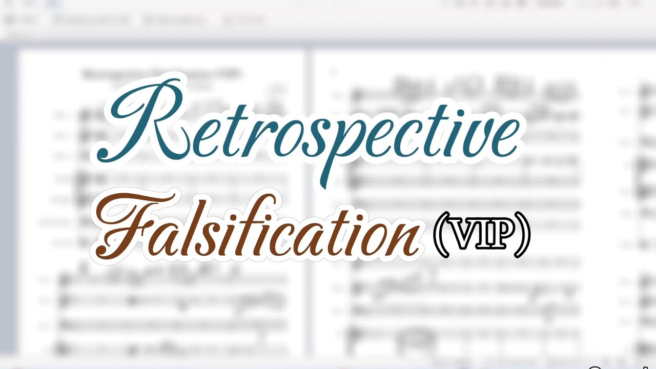 Retrospective Falsification(VIP) by Cansol [Musescore 4] cover - YouTube