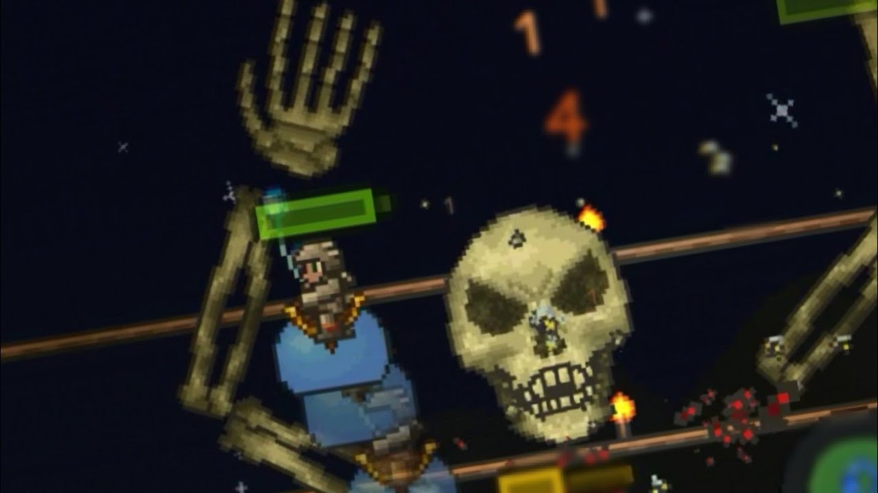 Skeletron vs Bee Gun | Terraria 1.3 Mobile - YouTube