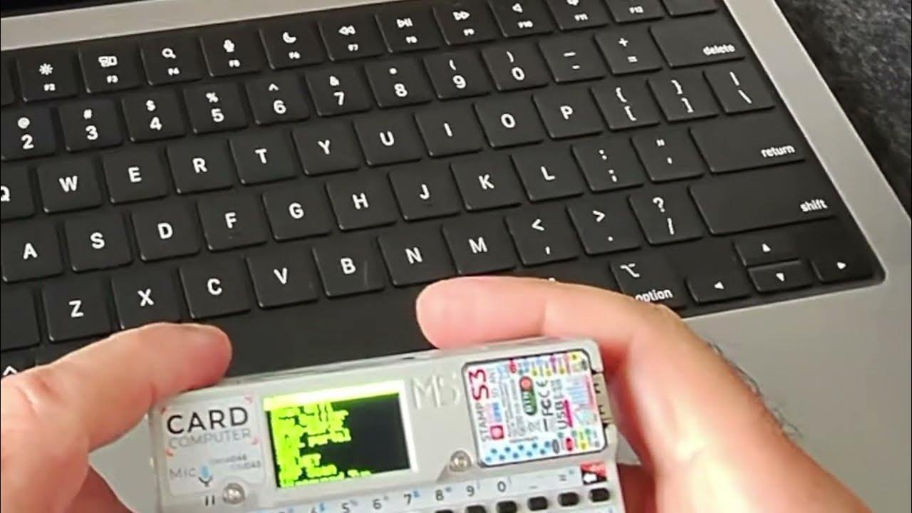 M5 Bruce WIFI Deauth with M5 Card Computer - YouTube