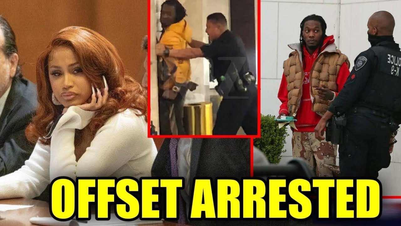 Cardi b gets offset arrested for abandoning her with the children to ...