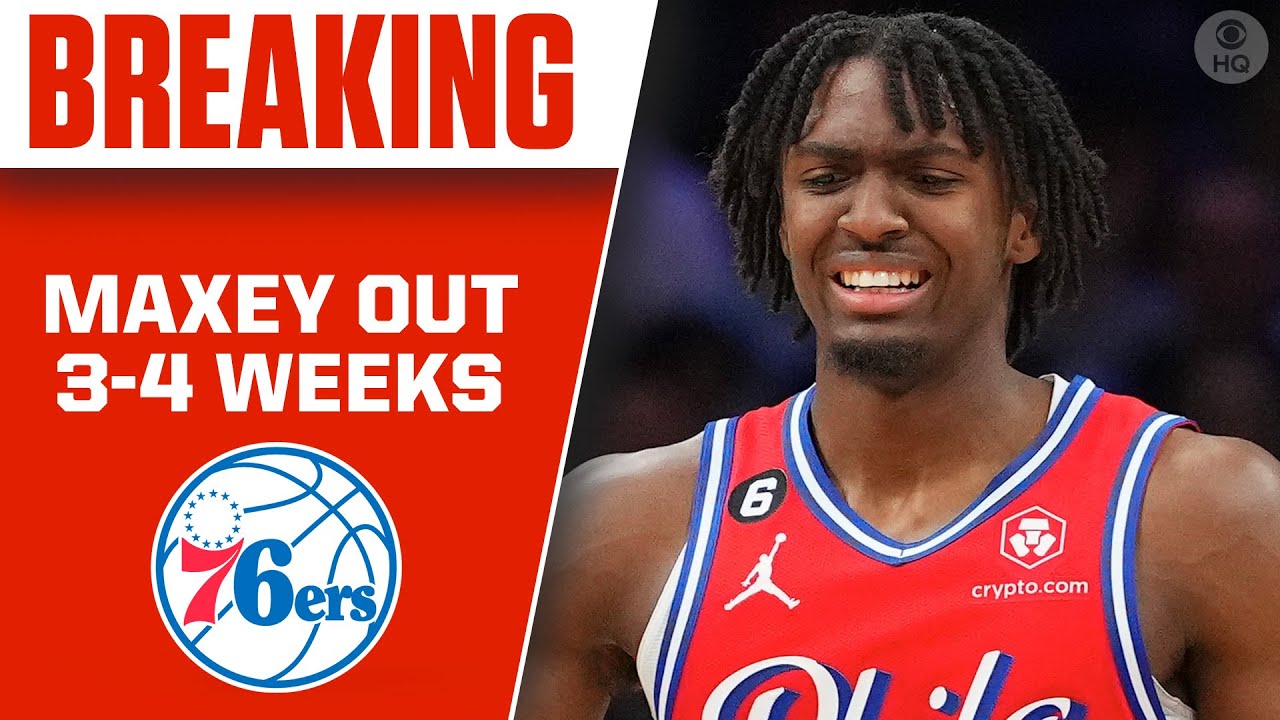 Tyrese Maxey to MISS 3-4 WEEKS due to foot injury | CBS Sports HQ - YouTube