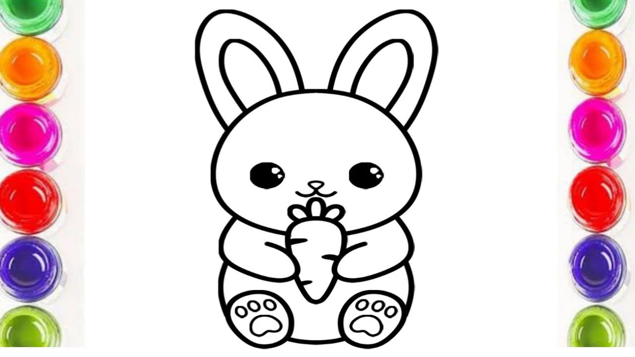 Cartoon drawing and painting for kids* Cute Cartoon colouring for ...