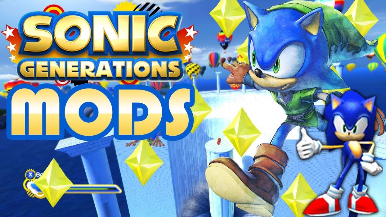 Sonic Generations Mods | ¡¡¡Sonic Rivals, Link y mucho más!!! - YouTube