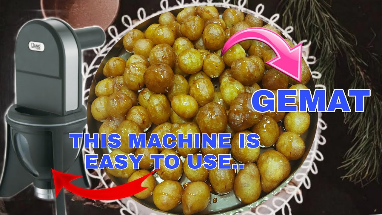 HOW TO MAKE GEMAT USING SAACHI MACHINE - YouTube
